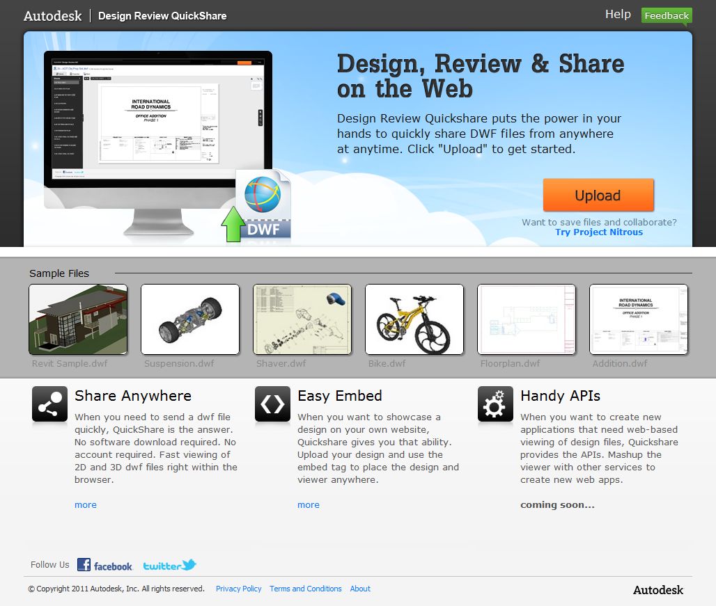 Project QuickShare: Opravdu snadné sdílení CAD souborů přes internet – Konstrukter.cz