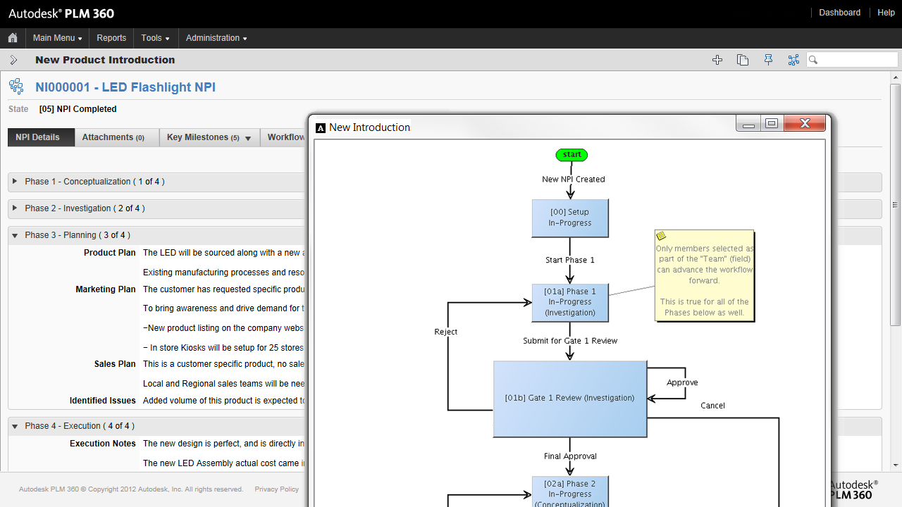 Toto je Autodesk PLM 360 — podívejte se na první screenshoty ...