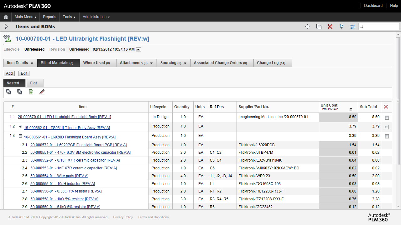 Toto je Autodesk PLM 360 — podívejte se na první screenshoty ...